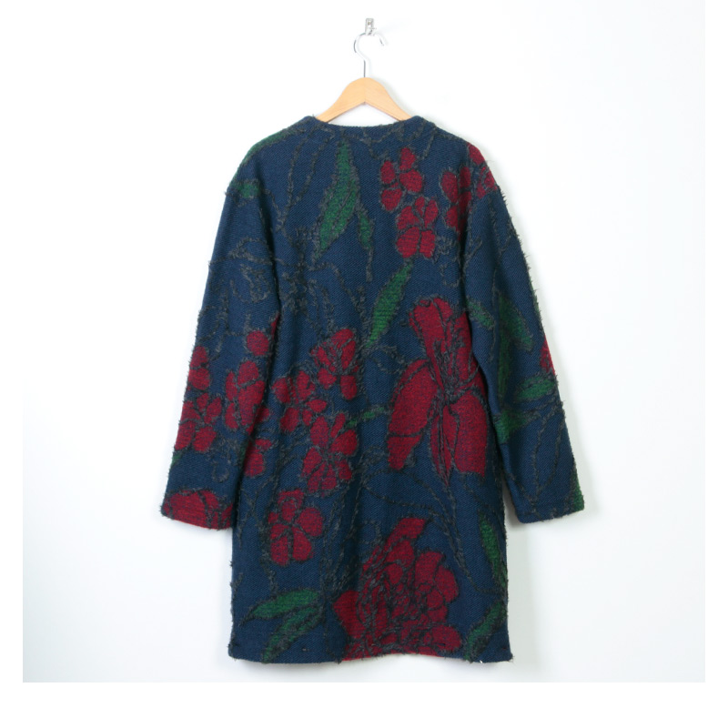 ENGINEERED GARMENTS (エンジニアードガーメンツ) Knit Long Cardigan - Floral Knit ...