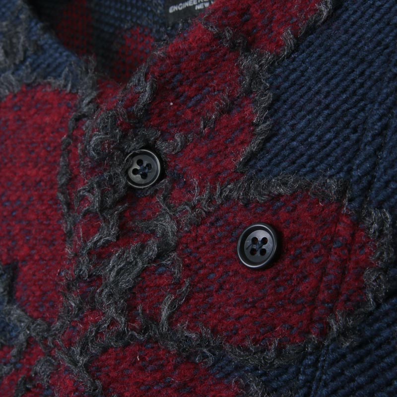 ENGINEERED GARMENTS (エンジニアードガーメンツ) Knit Long Cardigan - Floral Knit ...