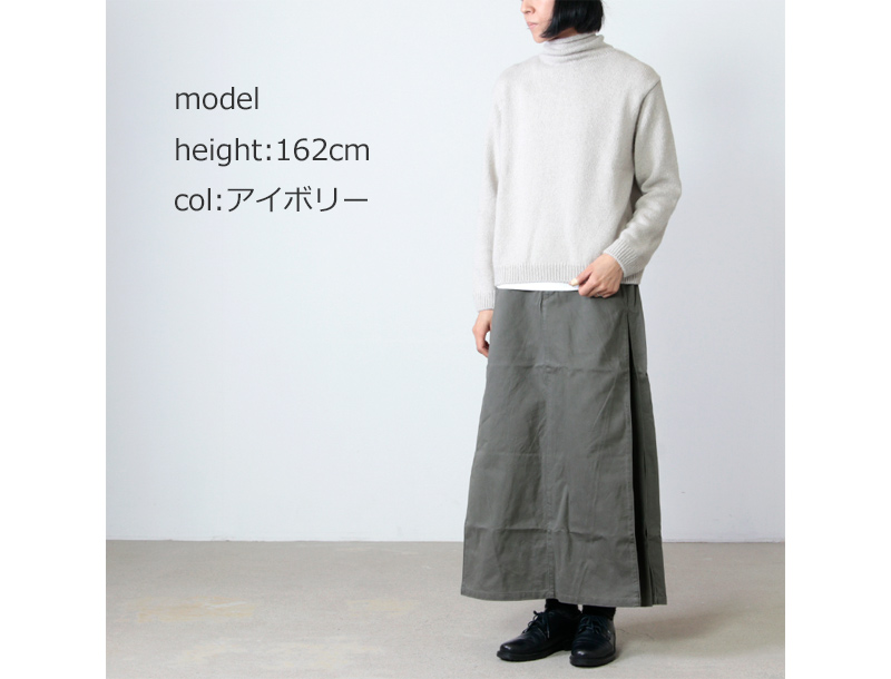 evameva (エヴァムエヴァ) alapaka lily yarn TN / アルパカリリーヤーンタートルネック