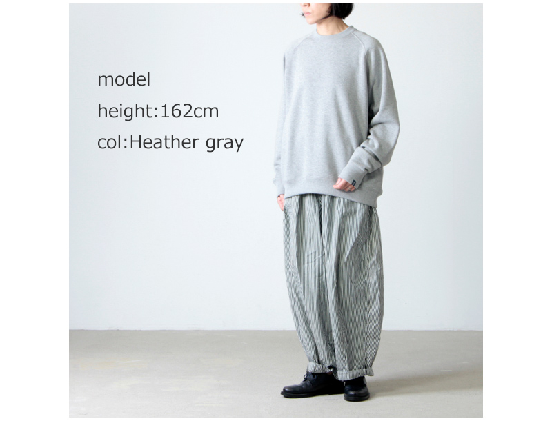 Graphpaper (グラフペーパー) LOOPWHEELER for Graphpaper Raglan Sweat size0 ...