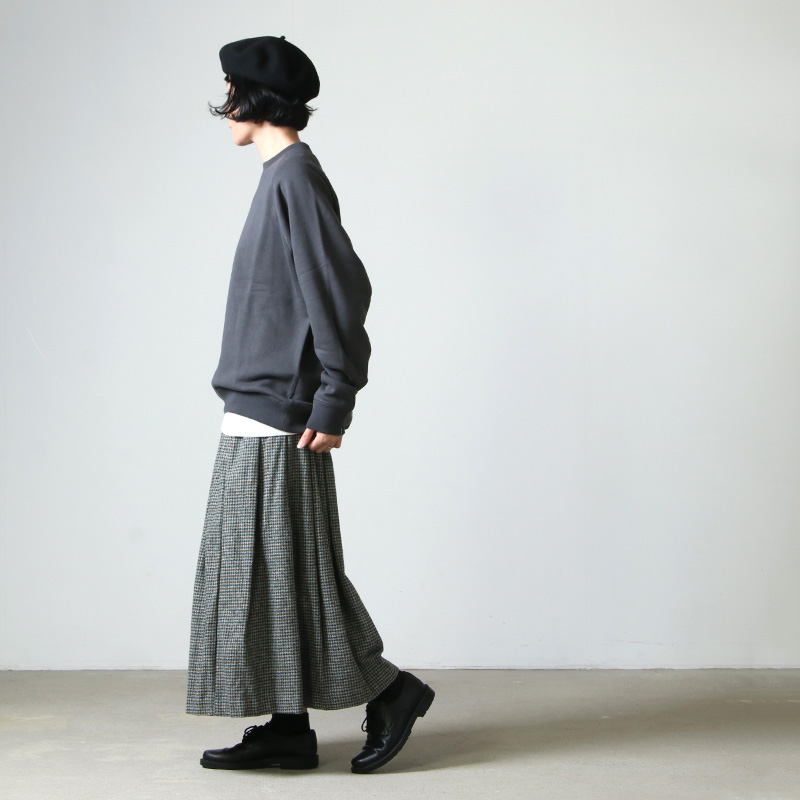 Graphpaper (グラフペーパー) LOOPWHEELER for GP Raglan Sweat / ループウィラー ラグランスウェット