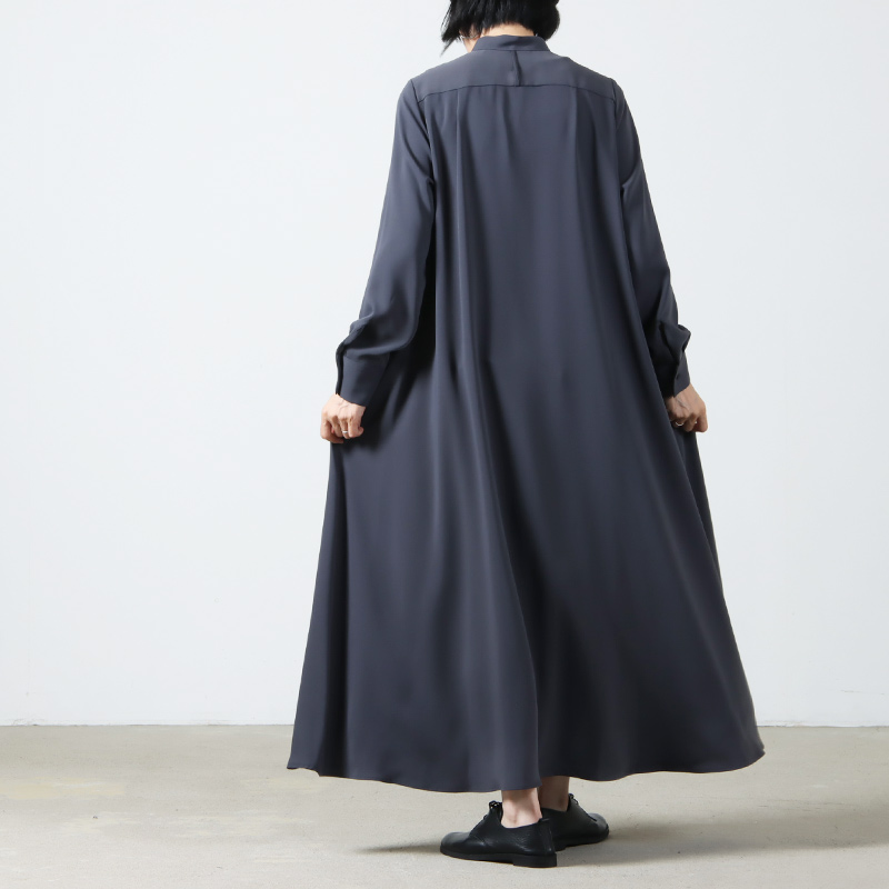 Graphpaper (グラフペーパー) Satin Band Collar Dress / サテンバンド