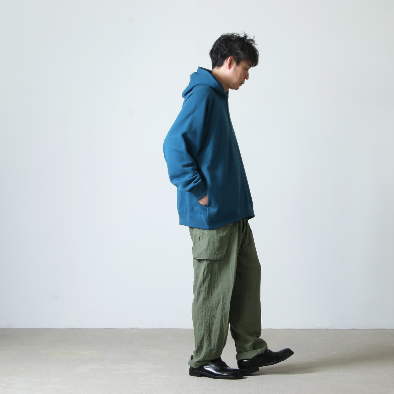 Graphpaper (グラフペーパー) LOOPWHEELER for GP Half-Zip Parka / ループウィラー グラフ ...