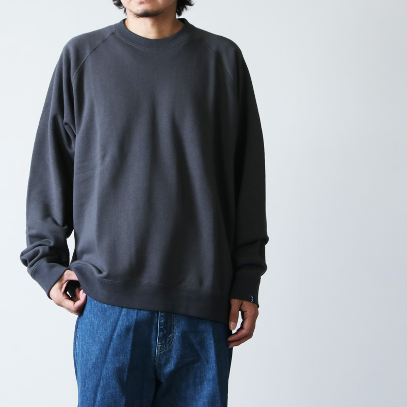 Graphpaper (グラフペーパー) LOOPWHEELER for GP Raglan Sweat / ループウィラー ラグランスウェット