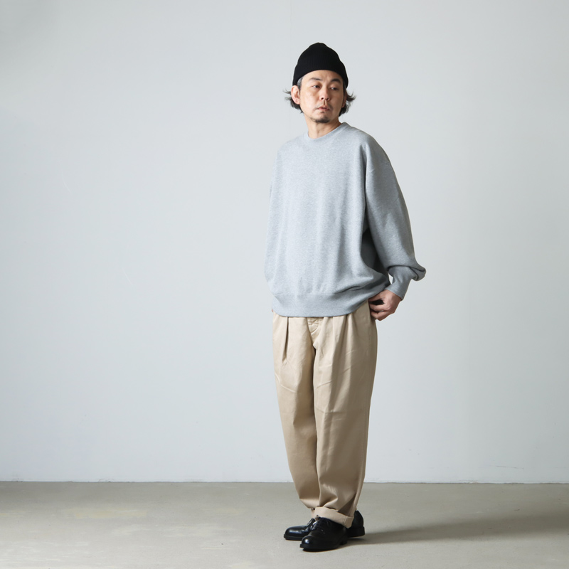 Graphpaper (グラフペーパー) LOOPWHEELER for Graphpaper Classic Crew Neck Sweat