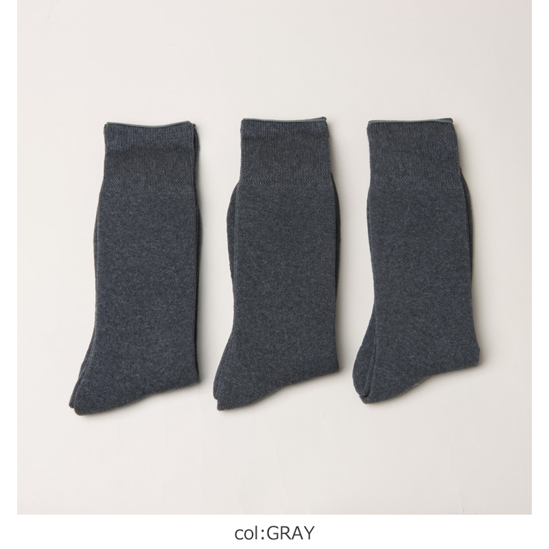 Graphpaper (グラフペーパー) Graphpaper 3-Pack Socks / 3パックソックス