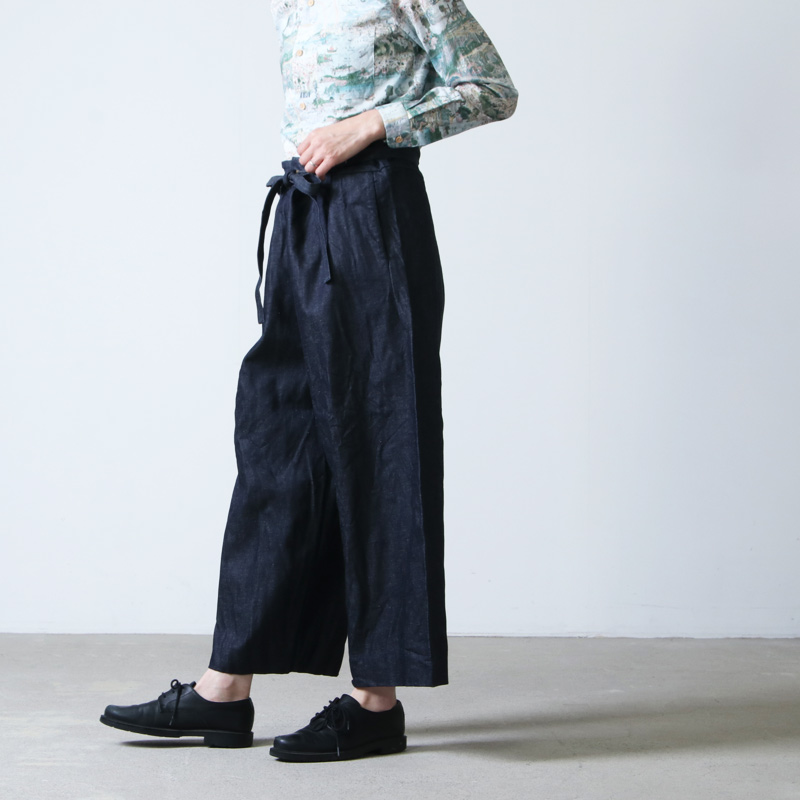 YAECA (ヤエカ) WRITE RIBBON PANTS / ライトリボンパンツ