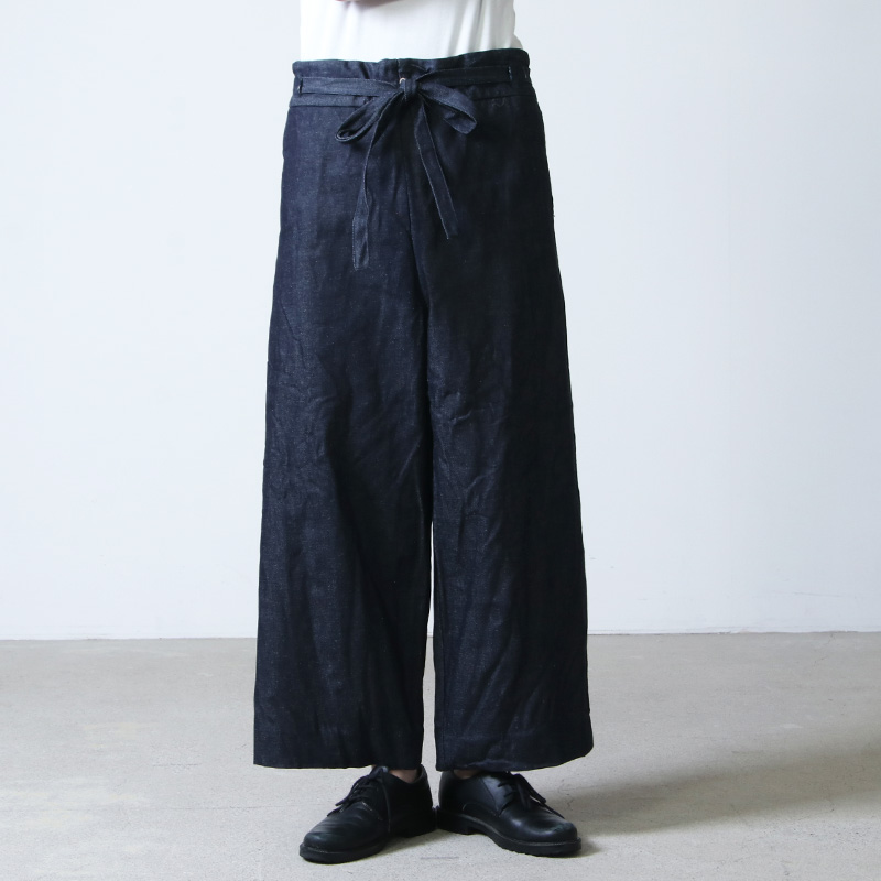 YAECA (ヤエカ) WRITE RIBBON PANTS / ライトリボンパンツ