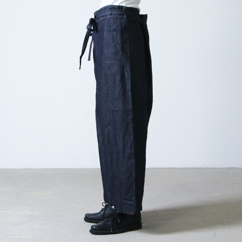 YAECA (ヤエカ) WRITE RIBBON PANTS / ライトリボンパンツ