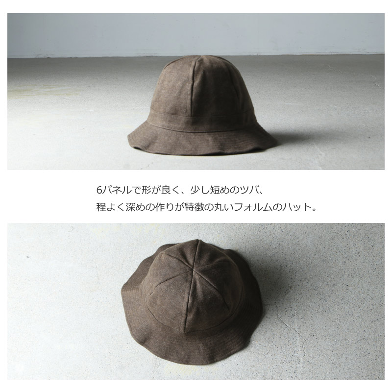 YAECA (ヤエカ) WRITE HAT HIGH OILED / ライトハットハイオイルド